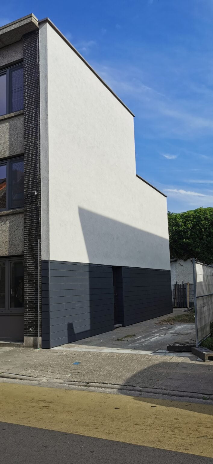 Gevelbekleding met EPS isolatie te Sint-Niklaas - VD-Build